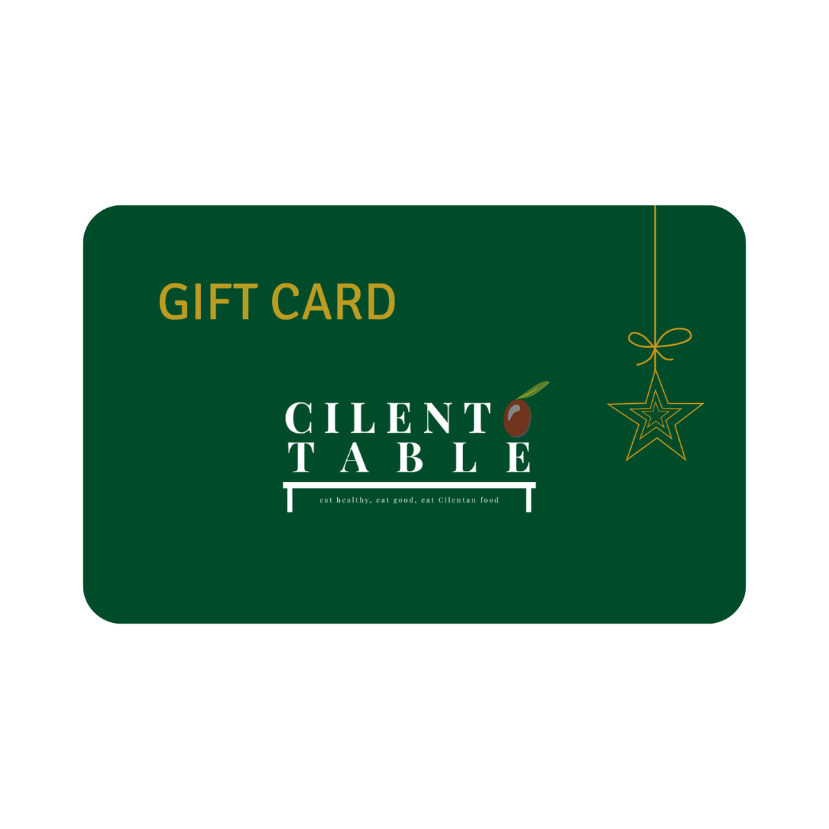 Cilento Table Gift Card | Christmas Gift Idea | €25, €50, €100